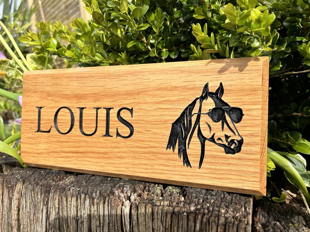 Personalised Stable Sign | Horse Stable Signs | Elite Stable Signs