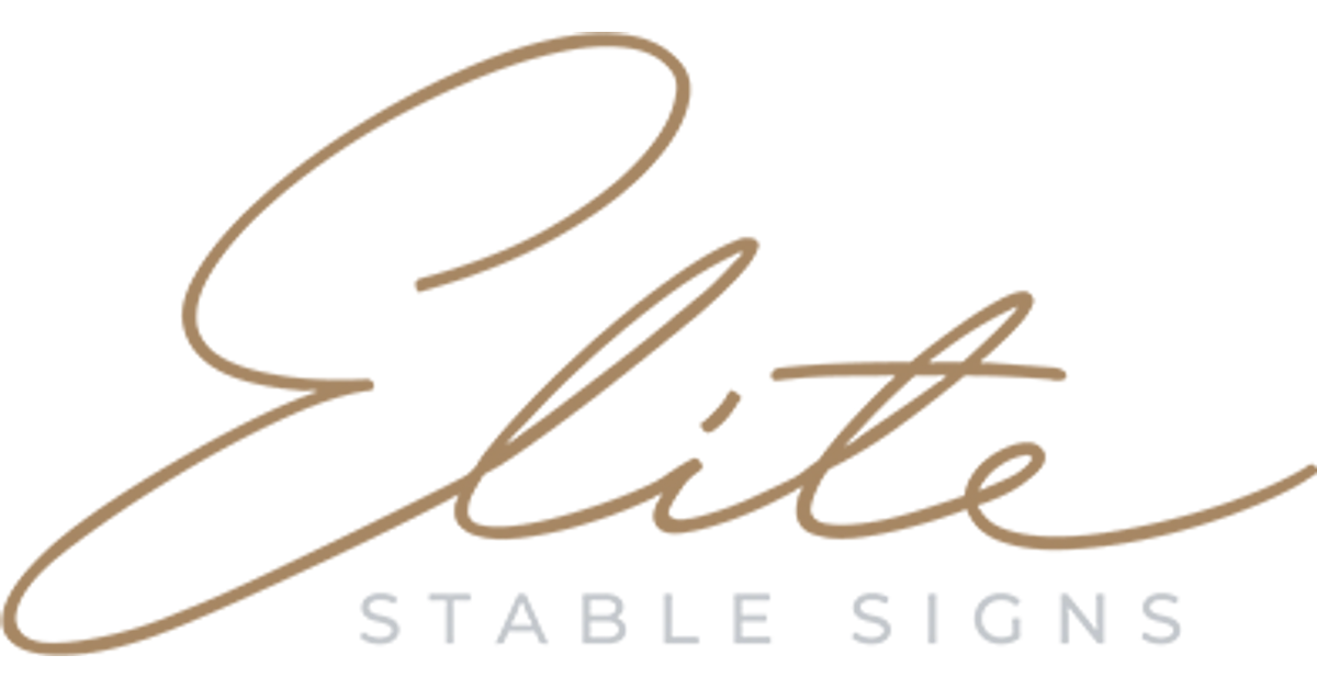 Elite Stable Signs