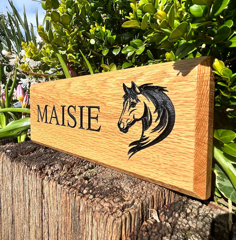 Personalised Stable Sign | Horse Stable Signs | Elite Stable Signs